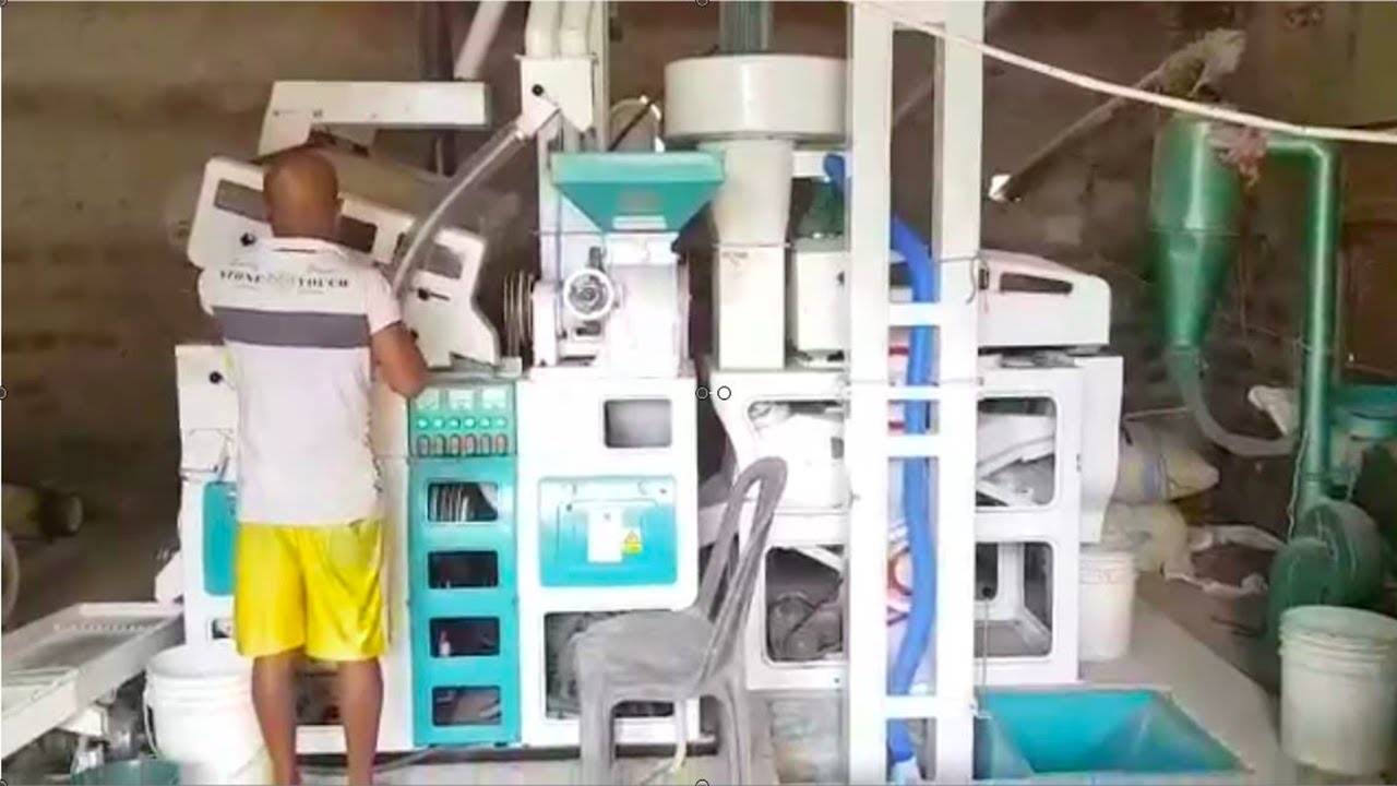 Combined Rice mill Mini rice Mill 1TPH setup two years ago in India ...