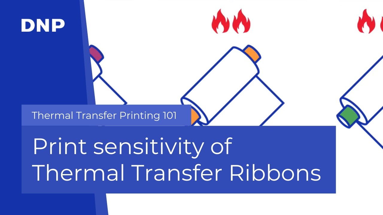 Print sensitivity of Thermal Transfer Ribbons - YouTube