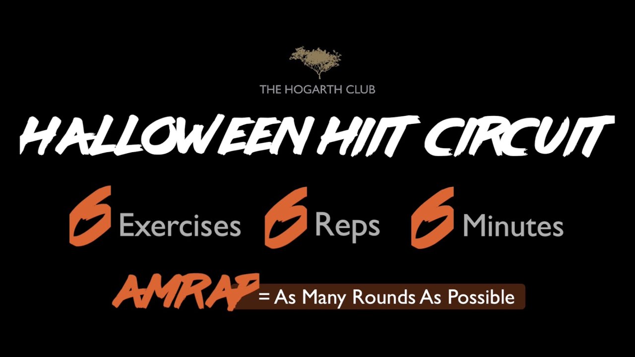 666 AMRAP HIIT FINISHER | Halloween workout | THE HOGARTH CLUB - YouTube