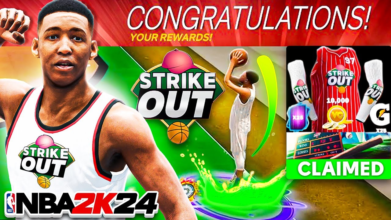 I WON THE FIRST STRIKEOUT EVENT ON NBA 2K24! DEMIGOD POINT GUARD BUILD ...