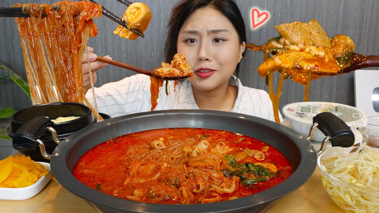 MUKBANG) 국밥 아님😅 곱창전골 국물채 퍼먹는 먹방🔥 Gopchang jeongol Real sound asmr ...