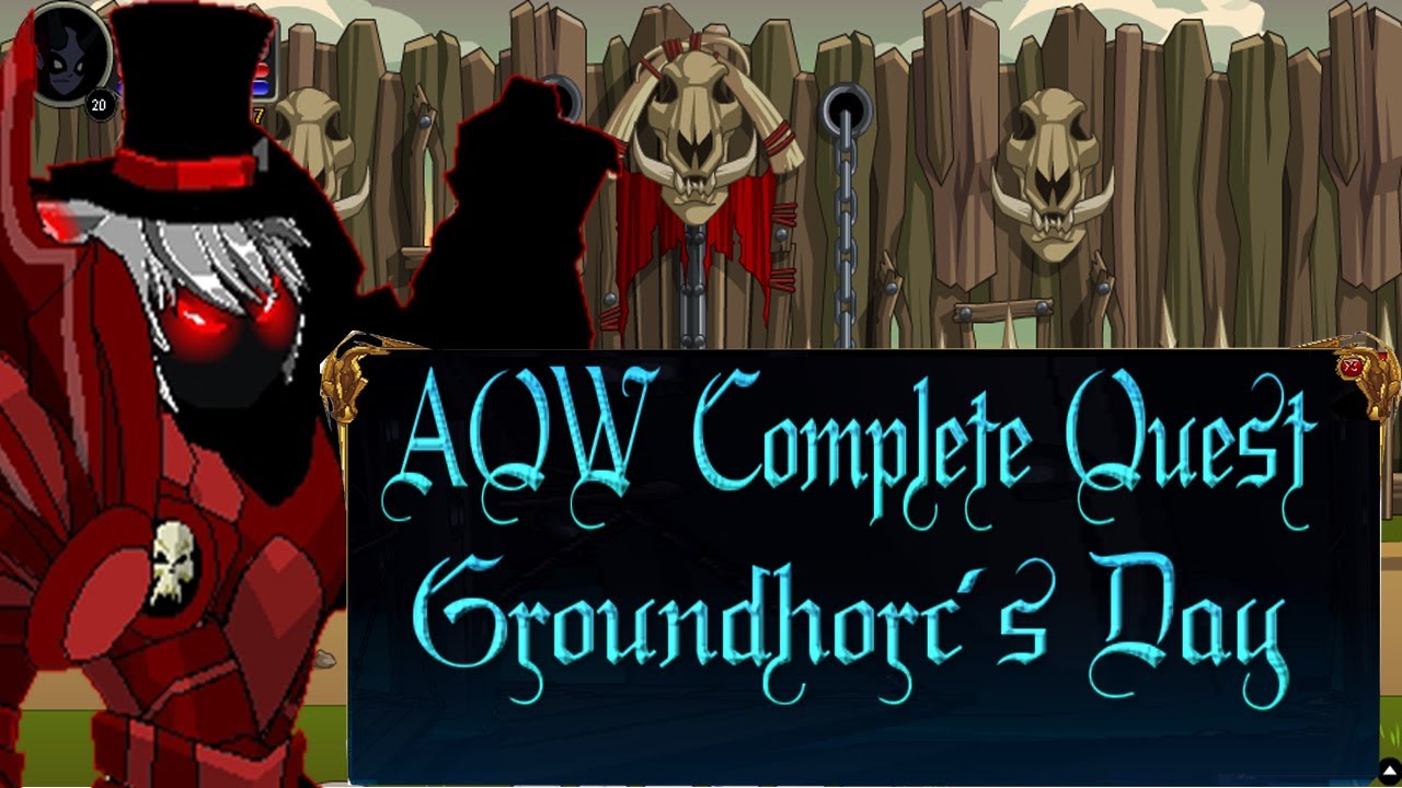 AQW Complete Quest Groundhorc´s Day - YouTube