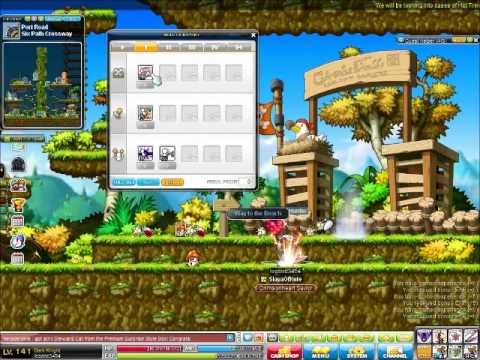 Maplestory Post RED 1st Job Warrior Skills - YouTube