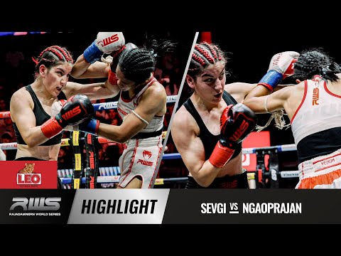 Highlight l Sevgi Venum Muay Thai vs. Ngaoprajan l เซฟกี้ วีนั่มมวยไทย vs. เงาพระจันทร์ l RWS