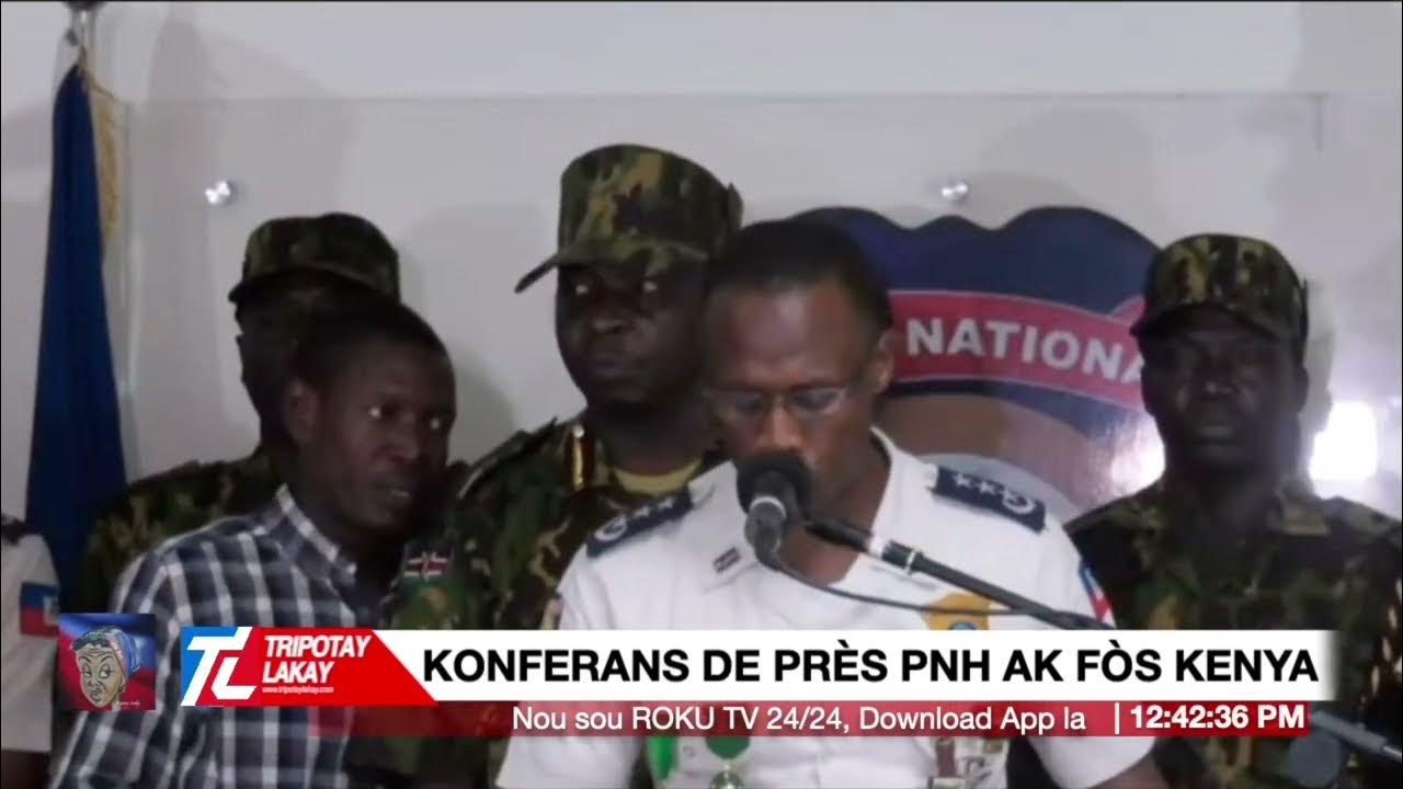 Flash! DG PNH Normil Rameau ak Kòmandan sòlda Kenyan an anonse gwo operasyon pou dechouke bandi ...