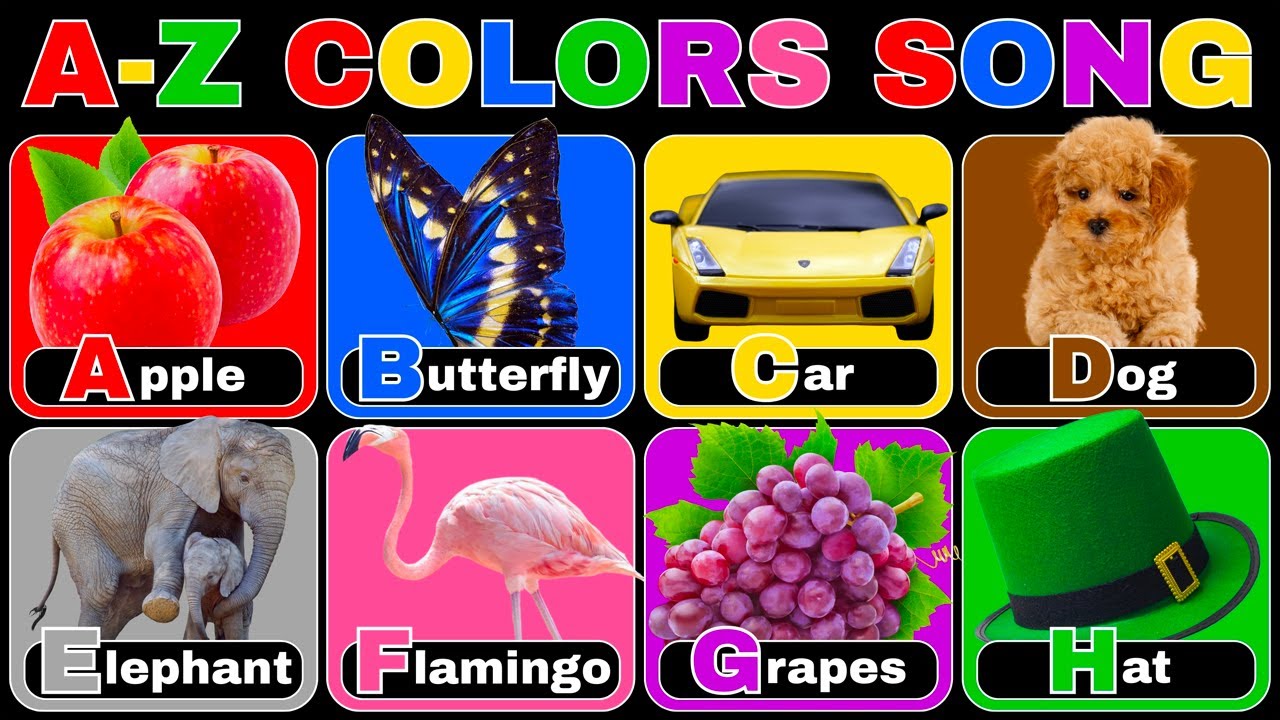 Learn Colors & Alphabet Song for Kids | Fun & Easy ABCs | Educational ...