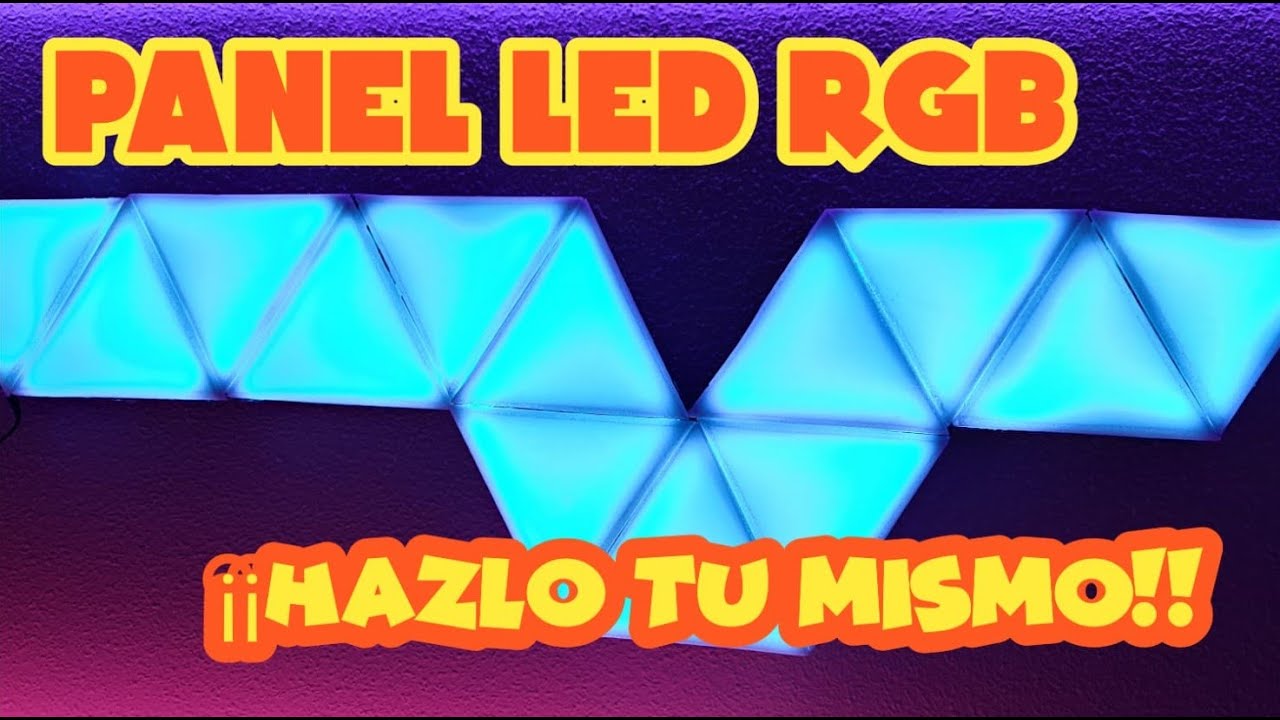 PANEL LED RGB GRATIS PARA TU SETUP!!!! HAZLO TU MISMO!!! - YouTube