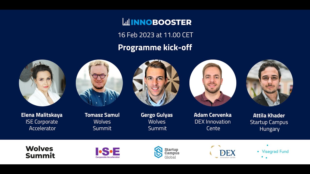 InnoBooster - 1st Awareness Session -Program Kick-off - YouTube