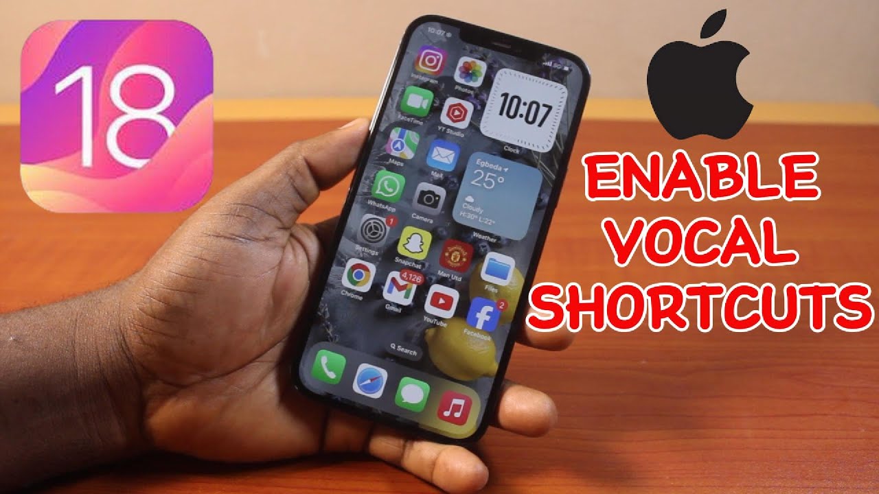 How to Enable Vocal Shortcuts on iPhone on iOS 18 - YouTube