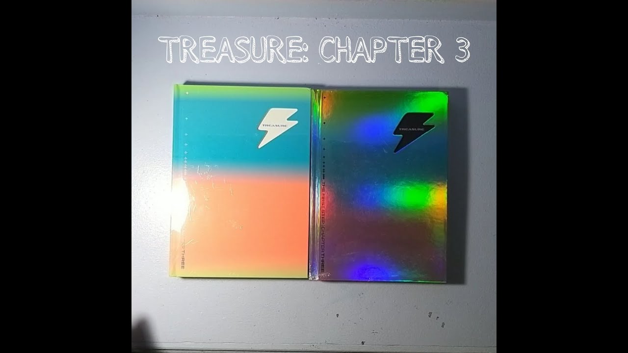UNBOXING TREASURE CHAPTER 3 ALBUM (WHITE & BLACK VERS.) - YouTube