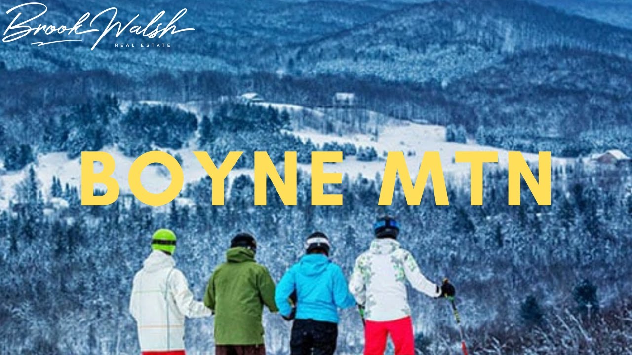 Boyne Mountain Resort Winter Drone Tour - YouTube