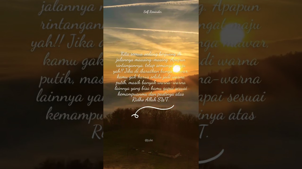 Nikmati prosesnya dan jangan mengeluh - YouTube