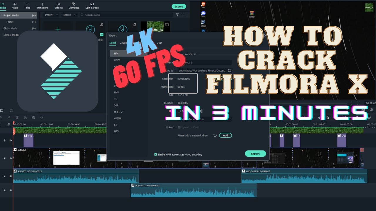 HOW TO DOWNLOAD FILMORA X CRACKED VERSION || NO WATERMARK 4K 60FPS EDIT ...