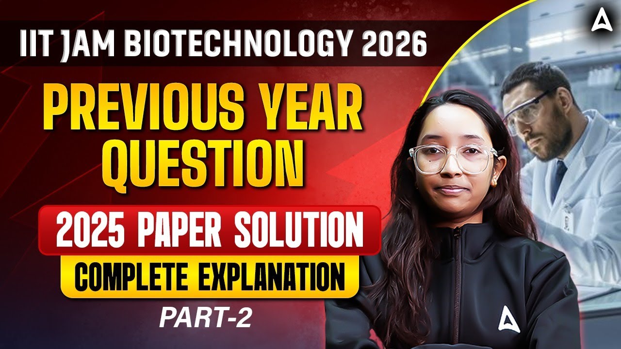 IIT JAM Biotechnology 2026 | IIT JAM Previous Year Question Paper Of ...