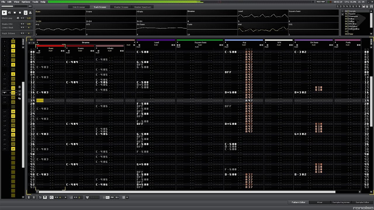Tracker Candy Volume 1. (Various ReNoise and MilkyTracker projects ...