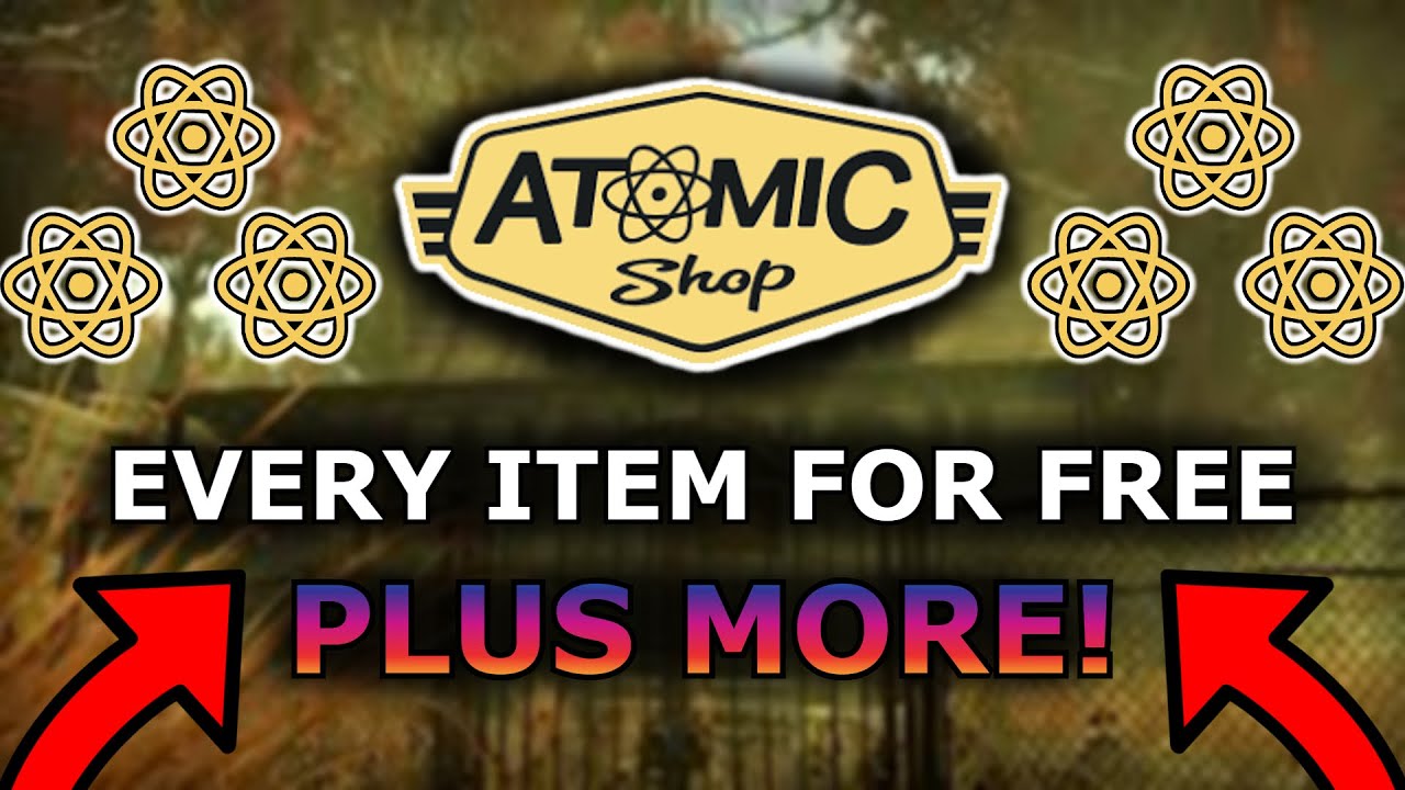 How To Get Any Item In The Atomic Shop Free - Fallout 76 - YouTube