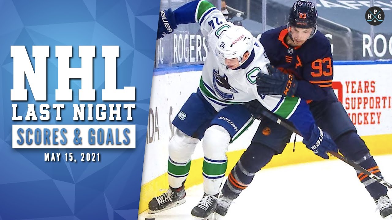 NHL Last Night: All 10 Goals and NHL Scores of May 15, 2021 - YouTube
