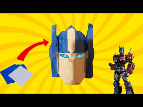 Origami Optimus Prime Fortnite Mask - YouTube