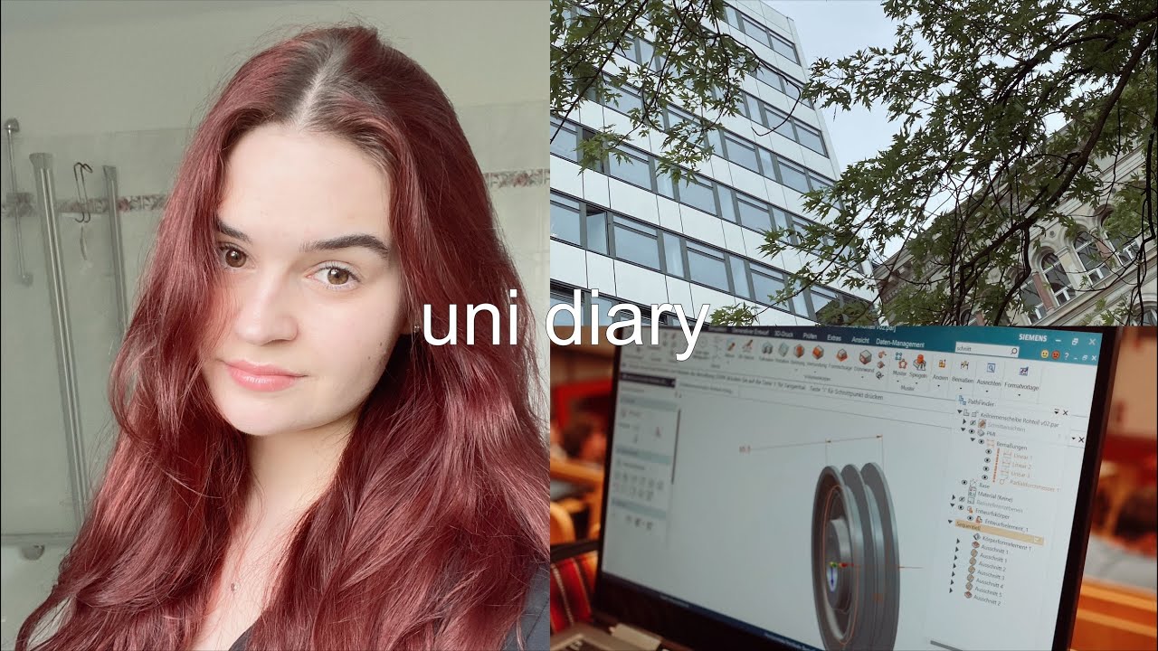 UNI life as a mechanical ENGINEER: math lectures, buying makeup, eating out, studying with ...