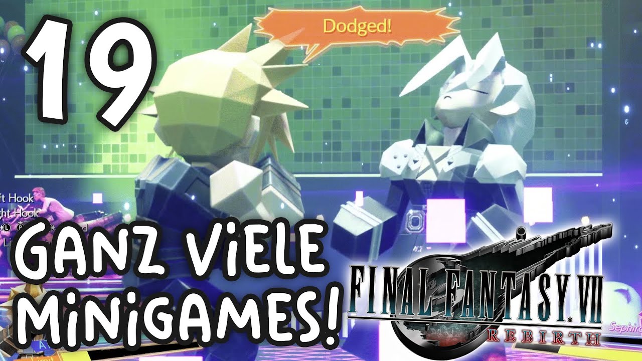 Ganz viele Minigames! | Final Fantasy VII Rebirth #19 | #GERVTUBER ...