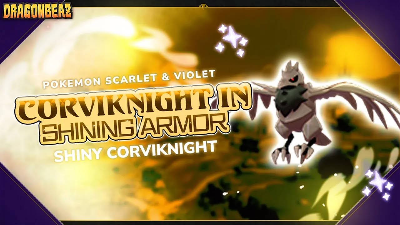 Corviknight in Shining Armor! | Shiny Corviknight Reaction in Pokemon ...