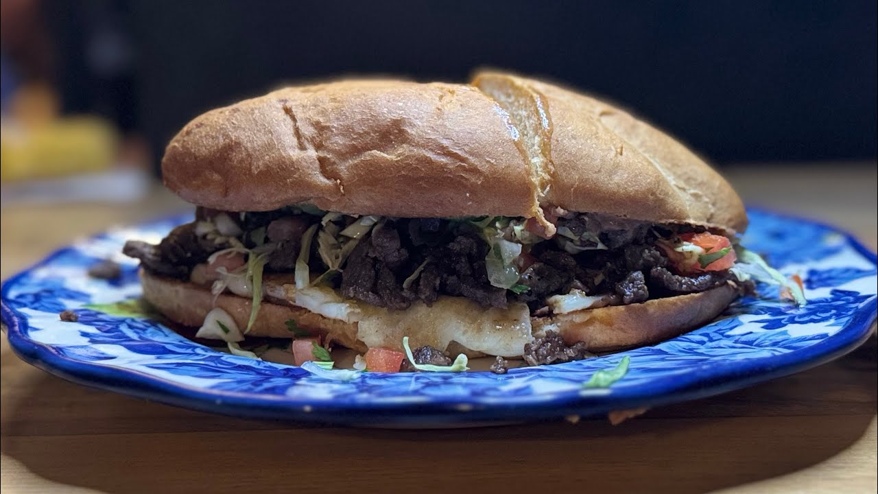 Torta de asada con queso Fácil de hacer - YouTube