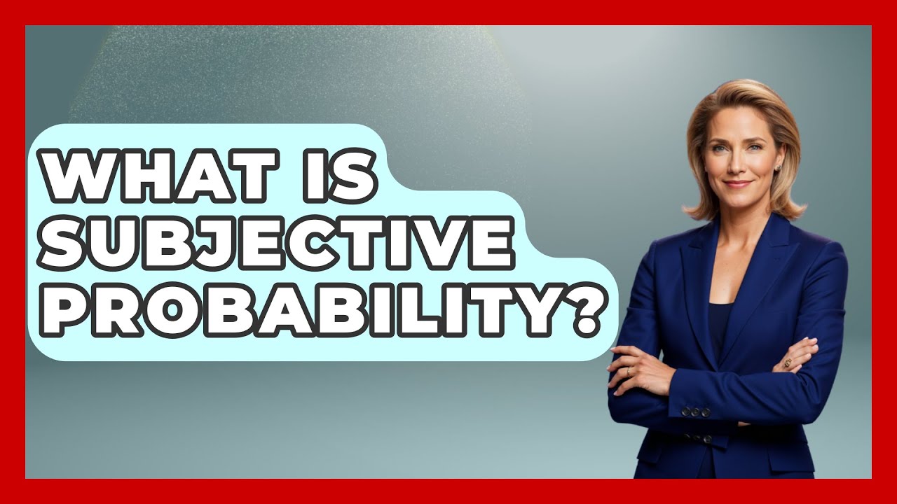 What Is Subjective Probability? - The Friendly Statistician - YouTube