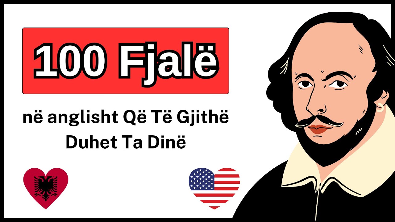 100 Fjalë Anglisht Të Gjithë Duhet Të Dinë | Mësojnë Anglisht - YouTube