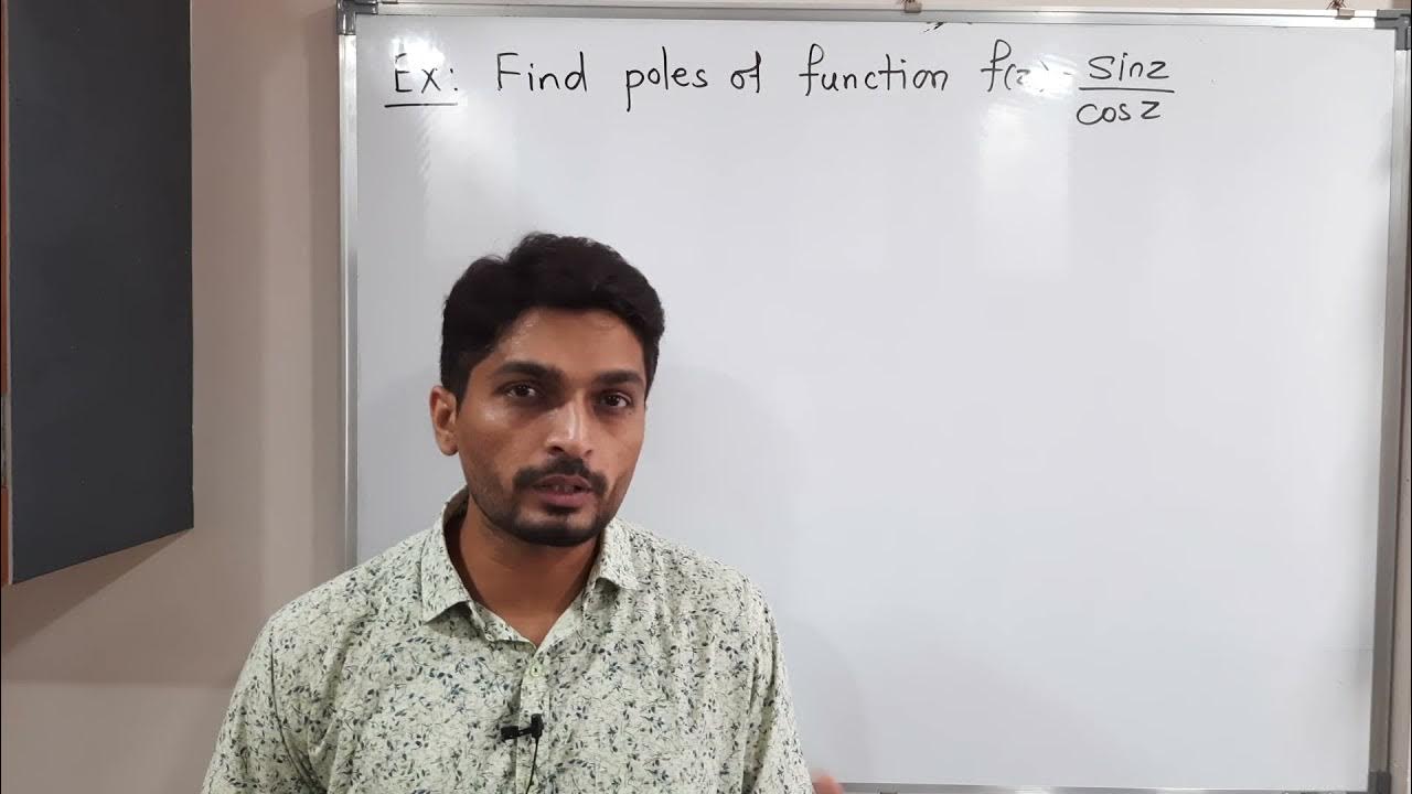 Basic Complex Analysis - Unit 3 - Lecture 19 - Finding poles of ...