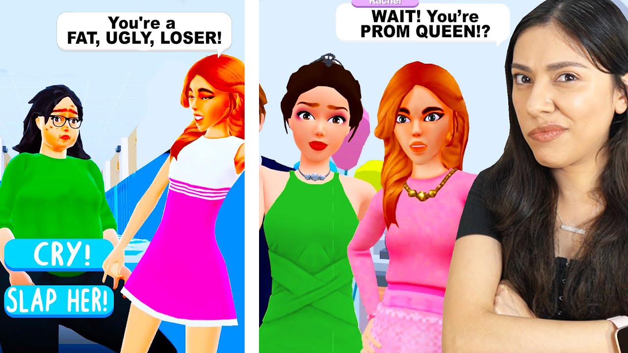 NERD to PROM QUEEN! - Become a Queen (App Game) - YouTube