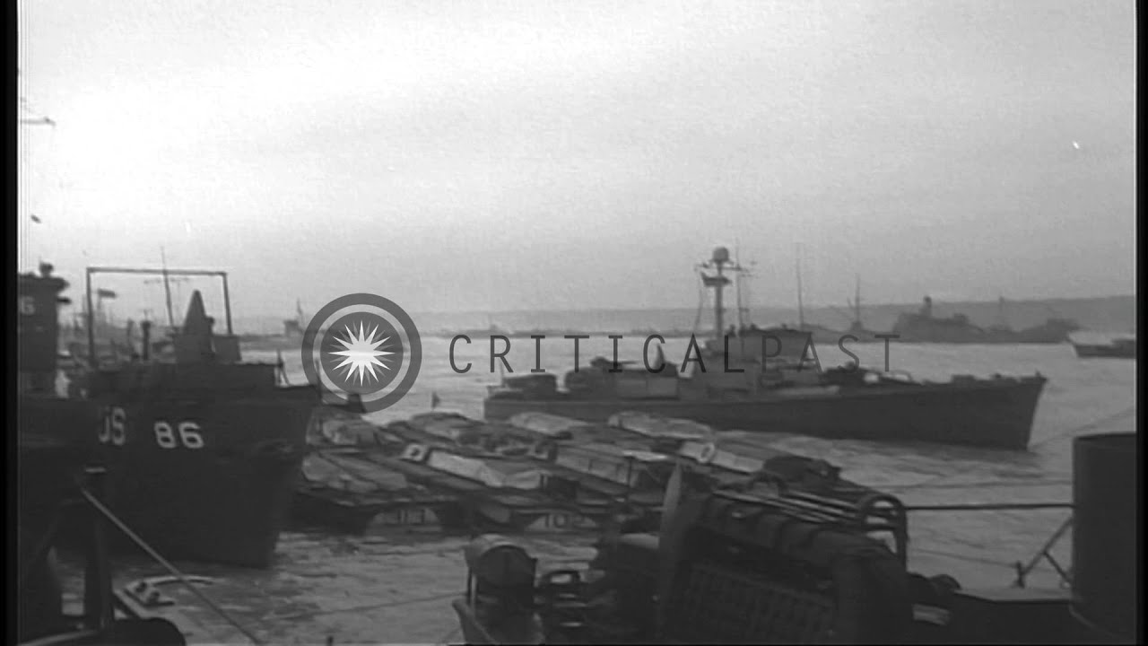 USCG (Unites States Coast Guard) 83 footer ship at a harbor in Normandy ...