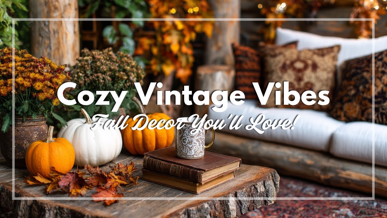 Charming Vintage Fall Decor Ideas: Classic Touches for a Cozy and ...
