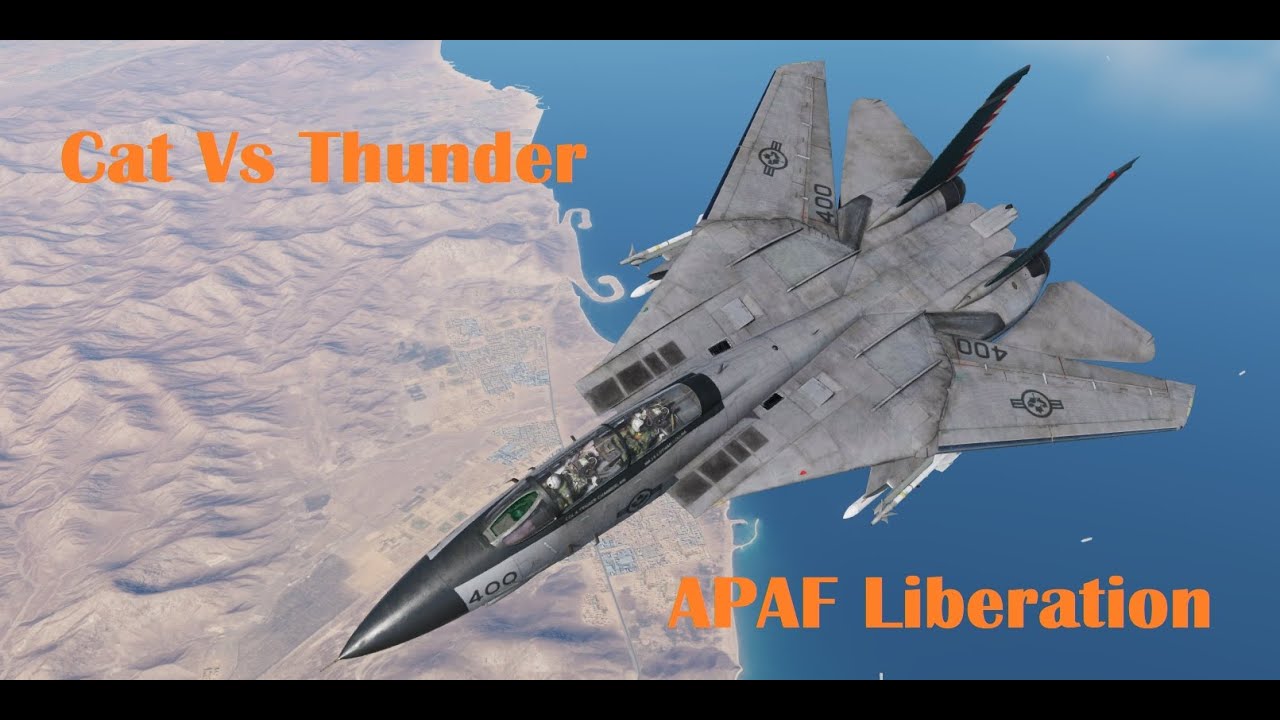 CF-14: Cat vs Thunder | DCS Liberation Run APAF - YouTube