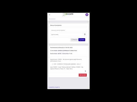 Eccomi.io - Prenotazione Posti