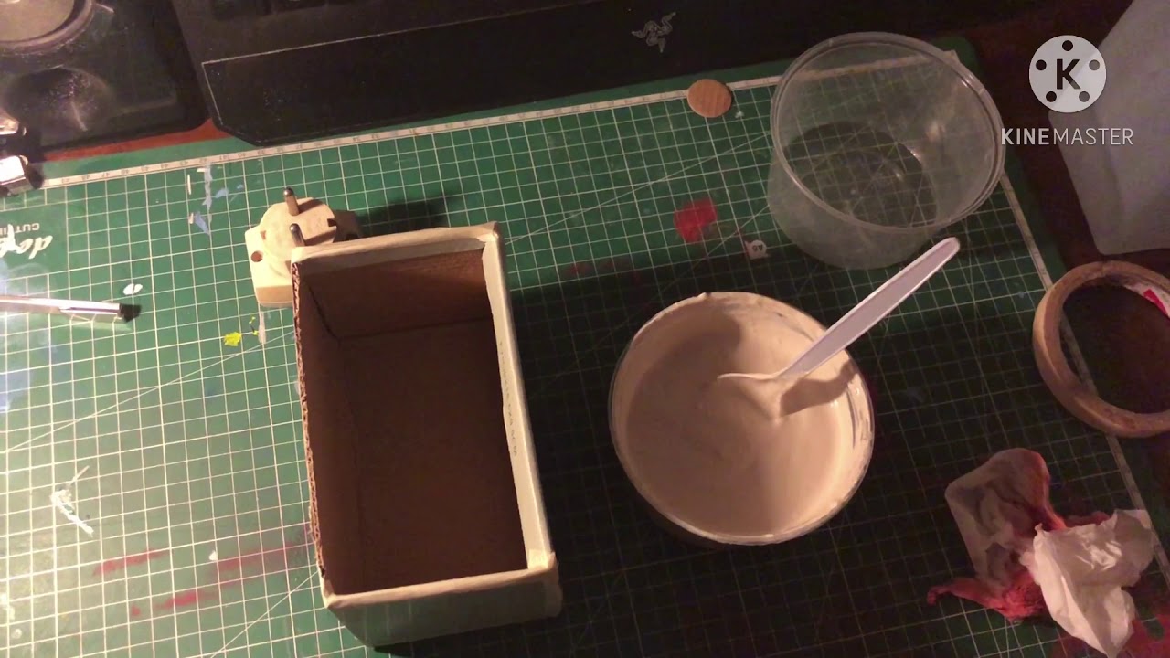 Tutorial membuat cetakan resin dari gypsum - YouTube