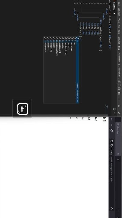 Heading Taghtmlh1 To H6 Various Sizes Of Headings In Html Coding Live Example
