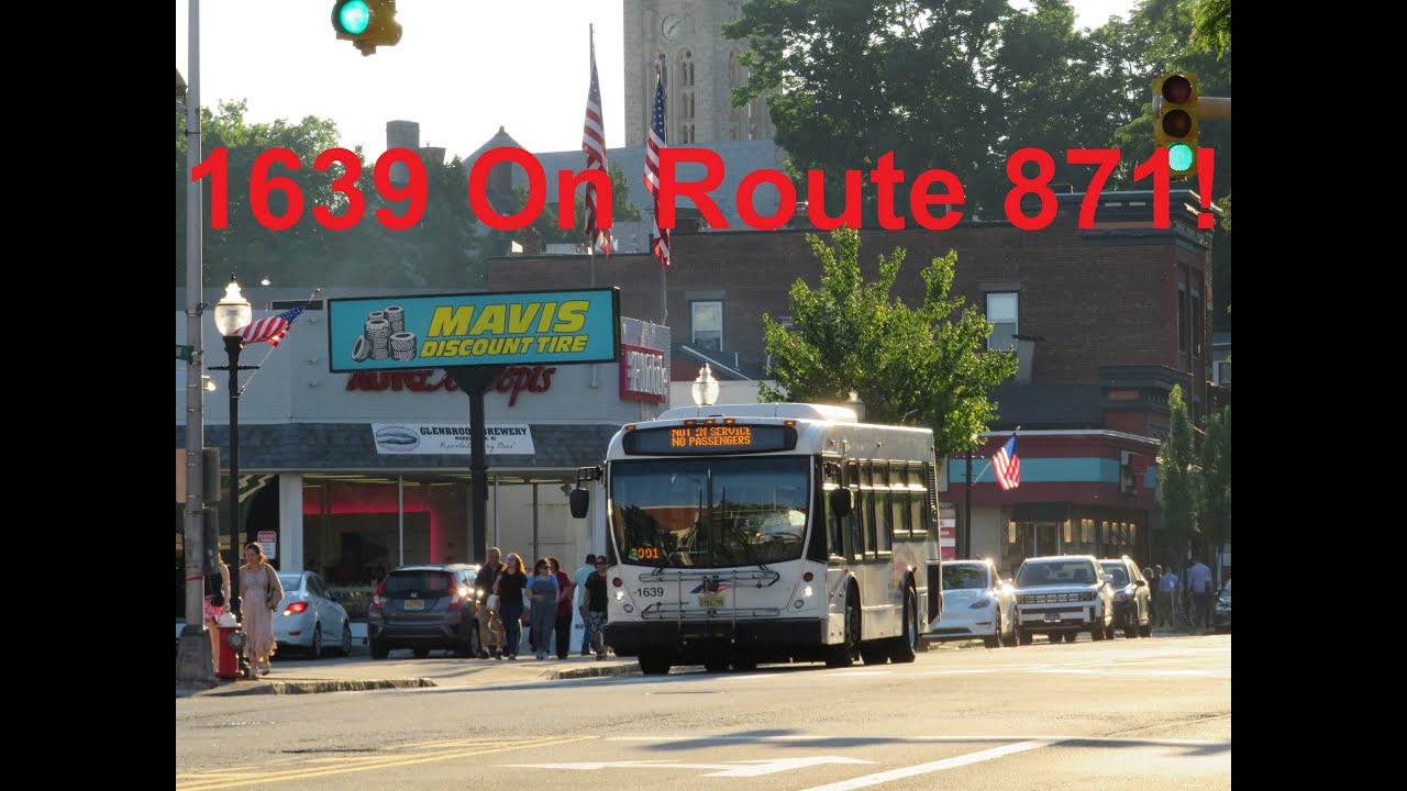 NeoplanDude | NJ Transit 2012 NABI 31-LFW #1639 On Route 871, To ...