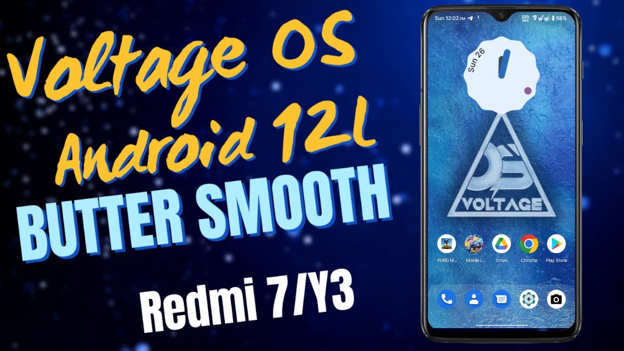 VOLTAGE OS 1.6 Android 12L New Update For Redmi 7|Redmi Y3|Butter ...
