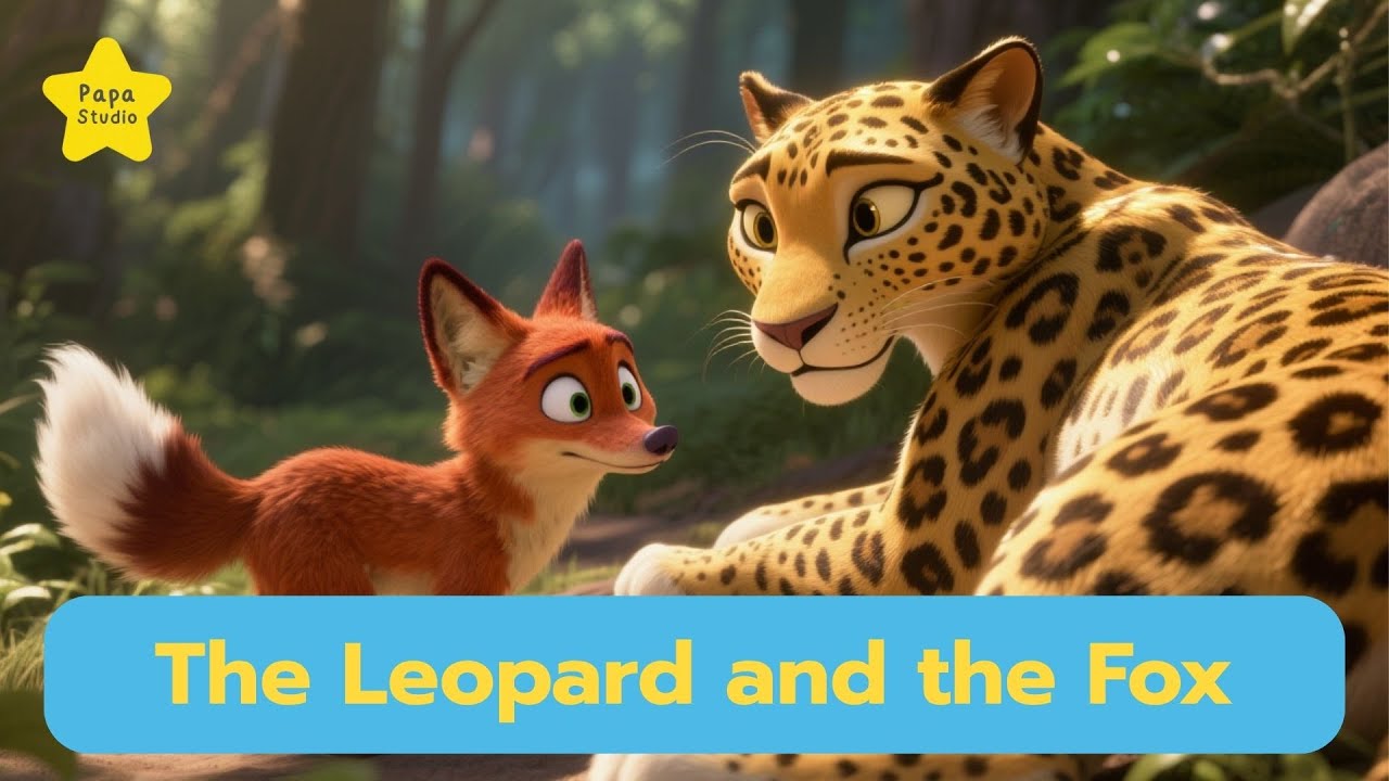 The Leopard and the Fox - Wisdom is more valuable than beauty | Aesop’s ...