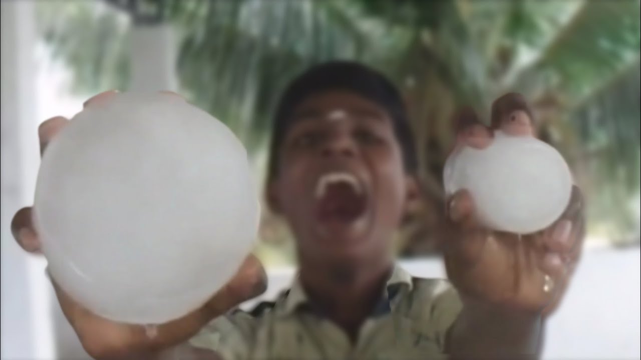Football skills with ice cubes (Fun) - YouTube
