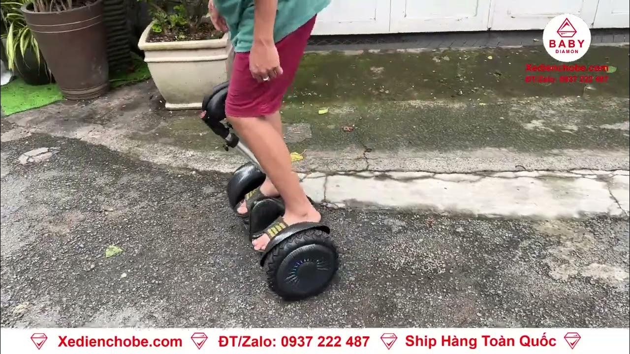 Hướng dẫn sử dụng xe điện cân bằng 2 bánh Mini Robot C3 tay cầm dài đa ...
