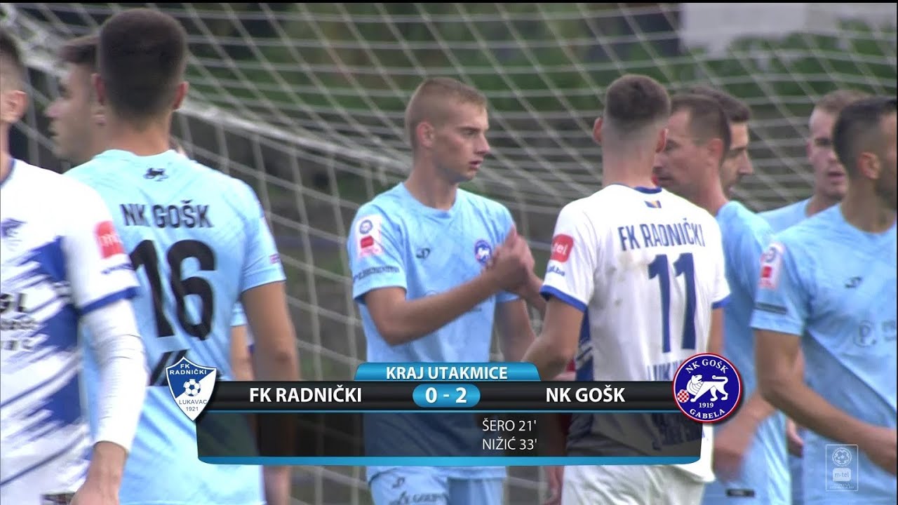 PRVA LIGA FEDERACIJE BIH (7. kolo): Radnički Lukavac - GOŠK Gabela 0:2 ...