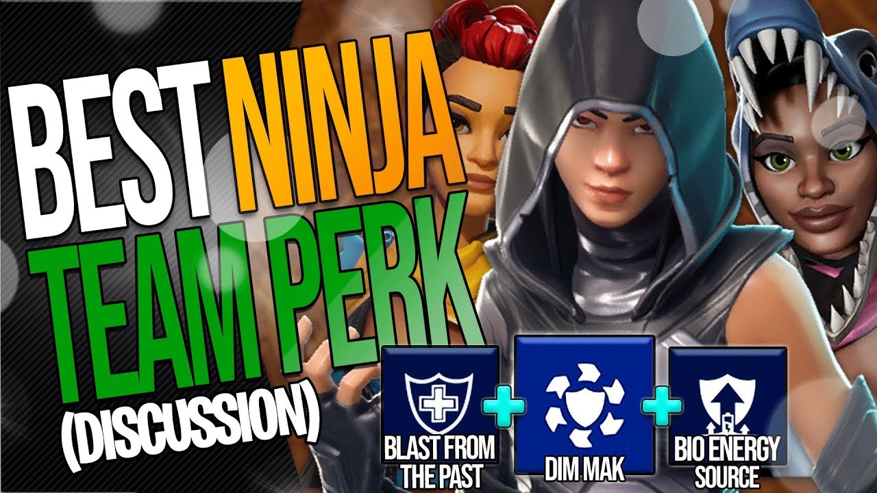 FORTNITE | BEST NINJA TEAM PERK | What Perk is Best For What Situation ...