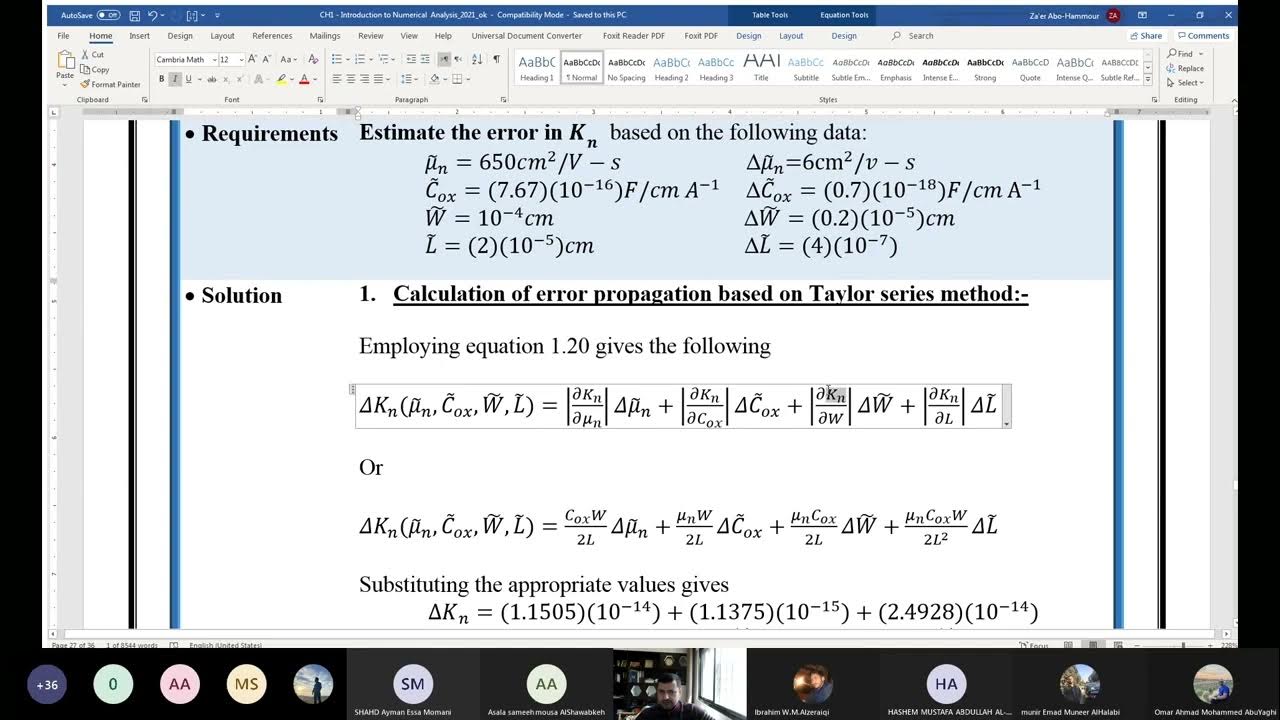 Numerical Methods Lecture 08 - YouTube
