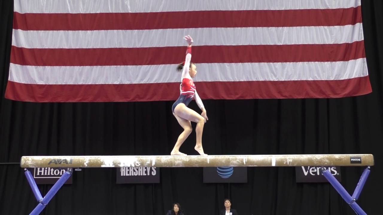 Emily Lee - Balance Beam - 2016 P&G Gymnastics Championships – Jr ...