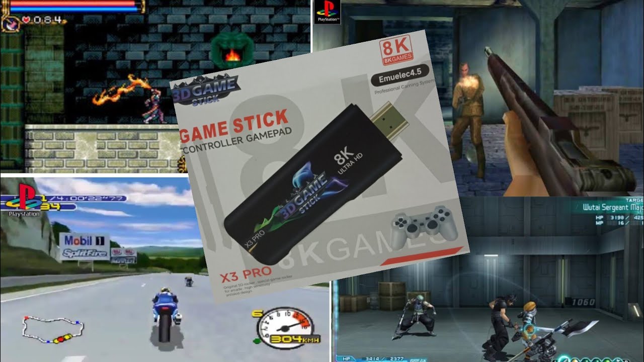 Testando mais Jogos no Game Stick X3PRO! - YouTube