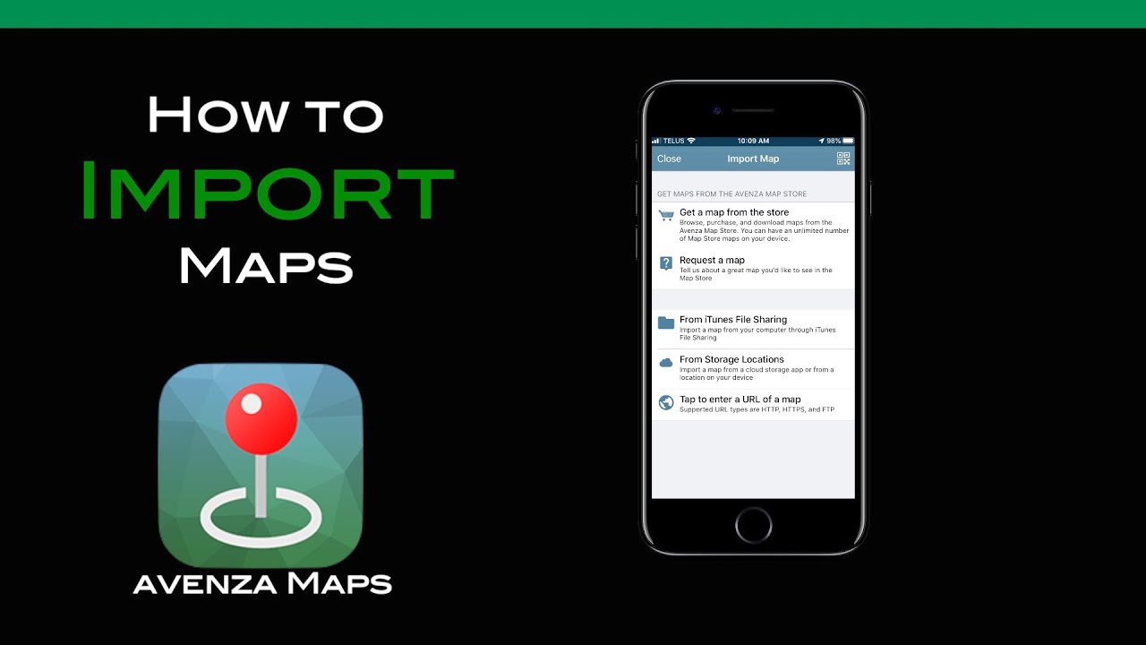 How to Import maps into Avenza Maps Revised. - YouTube