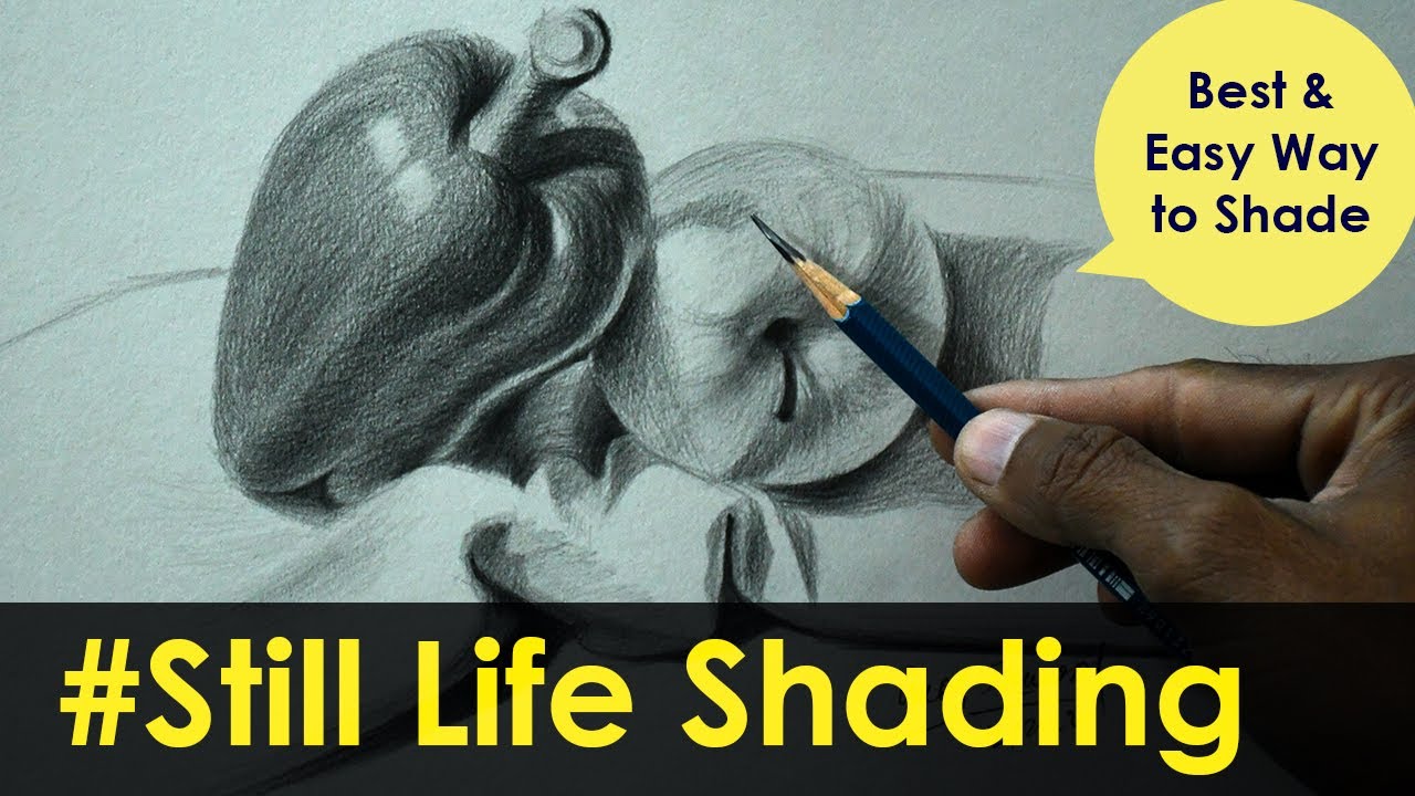 Still Life Pencil shading | Shading tutorial | shading kasein krein ...