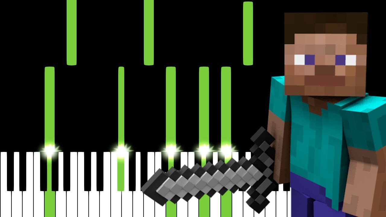 Minecraft - Sweden (Piano Tutorial, How To Play) - YouTube