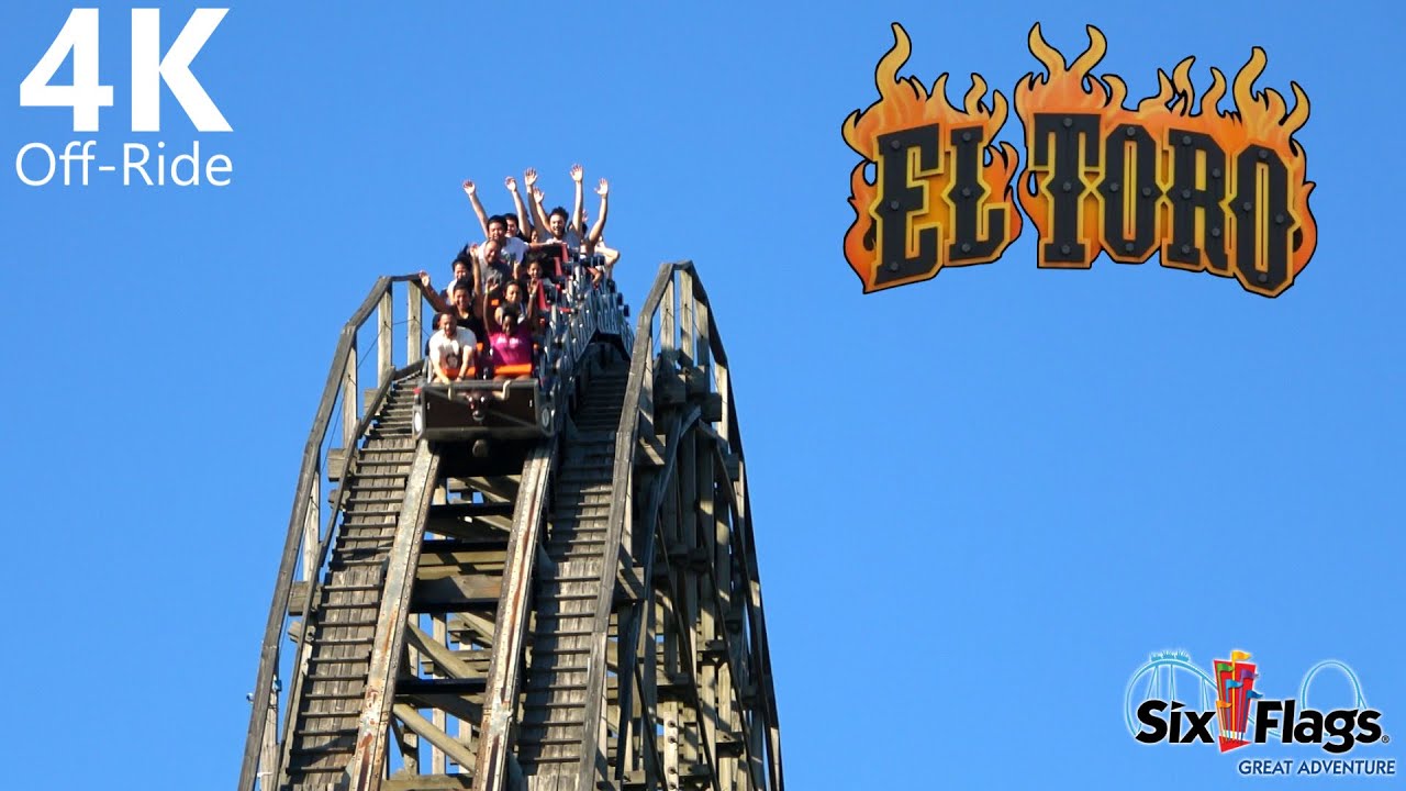 El Toro - 4K Off-Ride - Six Flags Great Adventure - Intamin ...